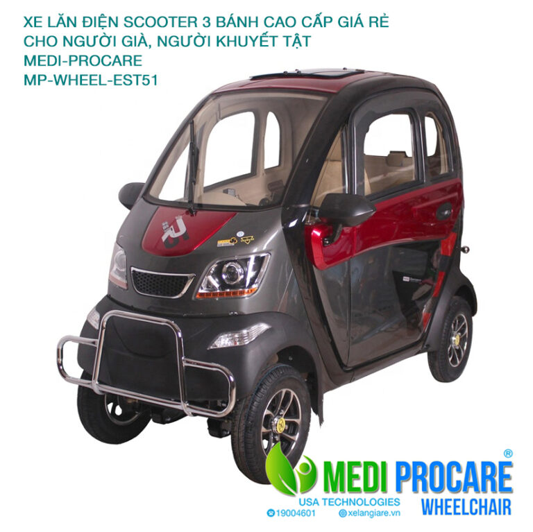 Xe điện 3 bánh, xe ba bánh điện, xe máy điện 3 bánh 2 chỗ ngồi có mái ...